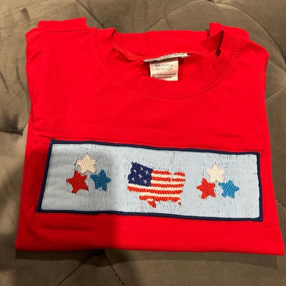 Shirts & Tops | American Flag Smocked Shirt Southern Smocks | Poshmark